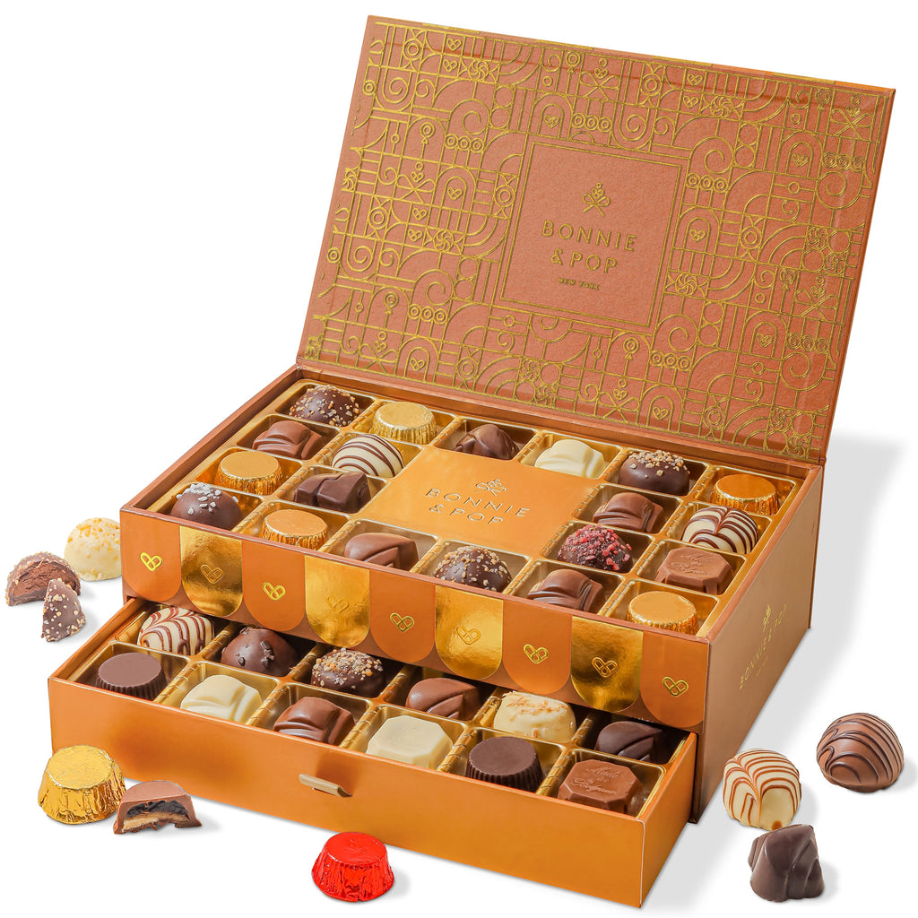 Two-Tier Belgium Truffle Gift Box – Bonnie and Pop